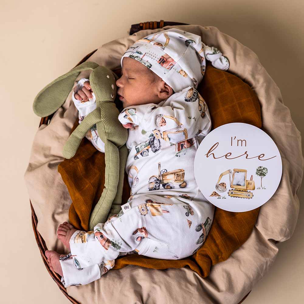 Diggers & Tractors Organic Growsuit – Mini&Me Boutique