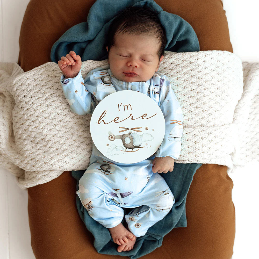Taking Flight & Pebble Reversible Milestone Cards – Mini&Me Boutique